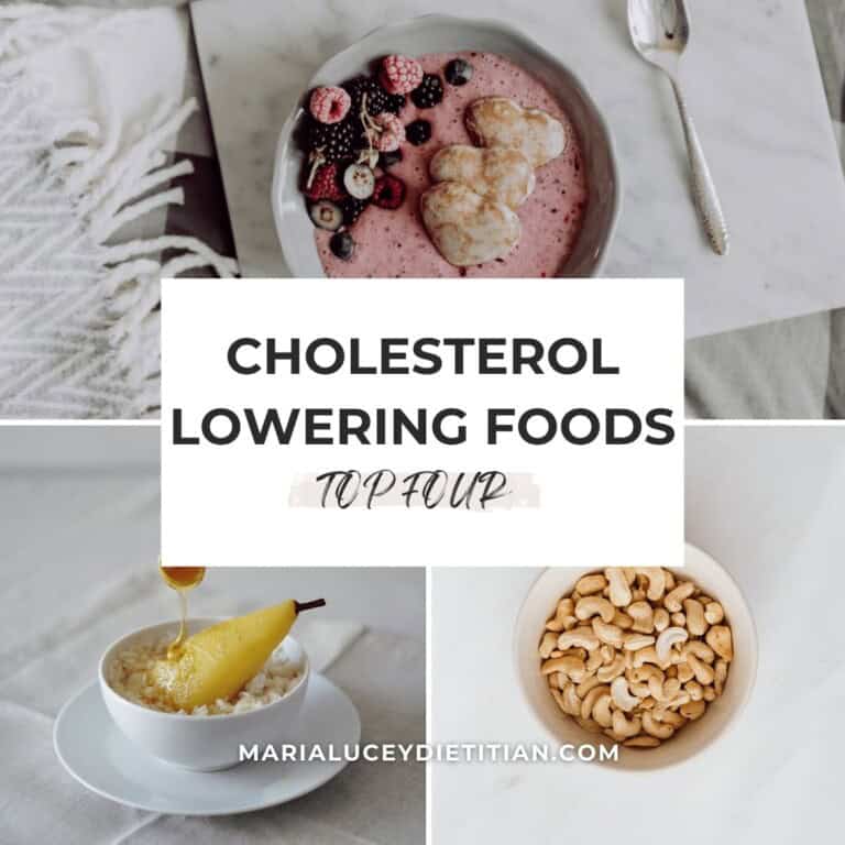 The Top 4 Cholesterol Lowering Foods - A Dietitians Guide — Maria Lucey ...