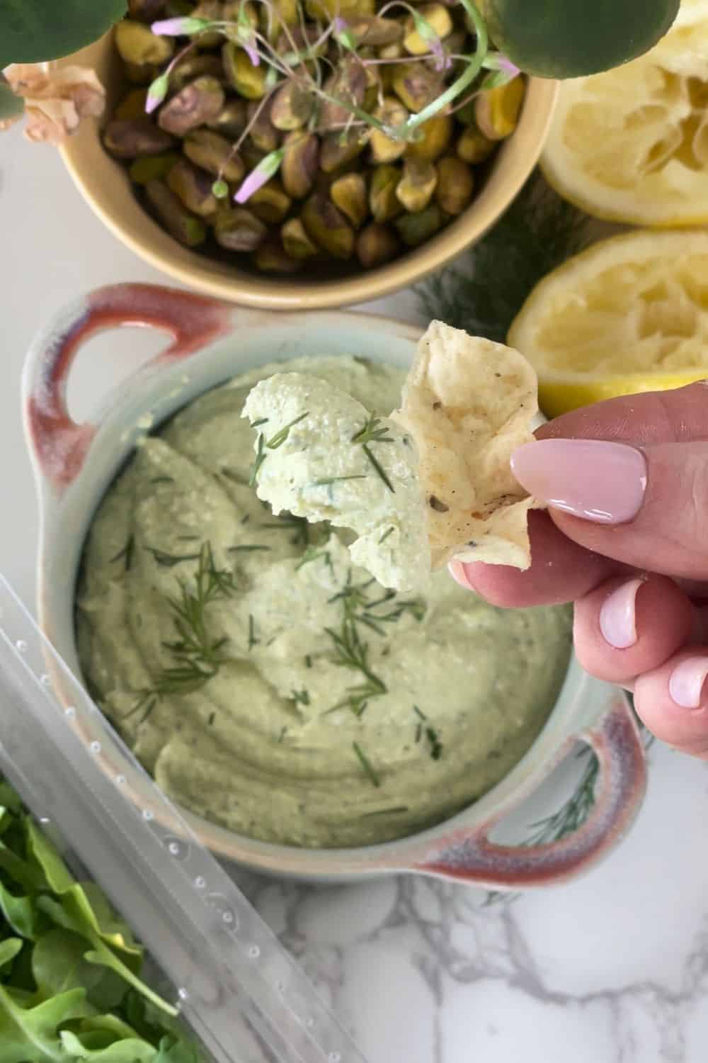 Creamy Feta Pistachio Dip: A Burst of Mediterranean Flavour — Maria ...