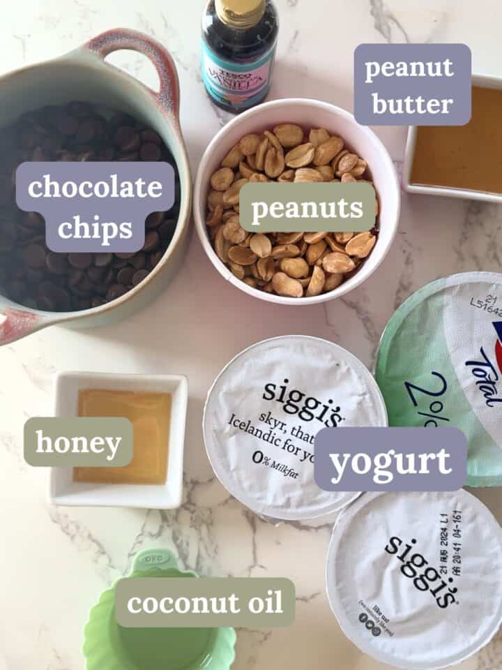 Snickers Yogurt Cups (High Protein Snack Idea) — Maria Lucey Dietitian