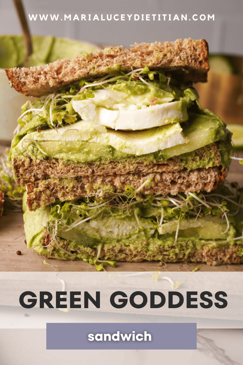 Easy Green Goddess Sandwich (High-Protein) — Maria Lucey Dietitian