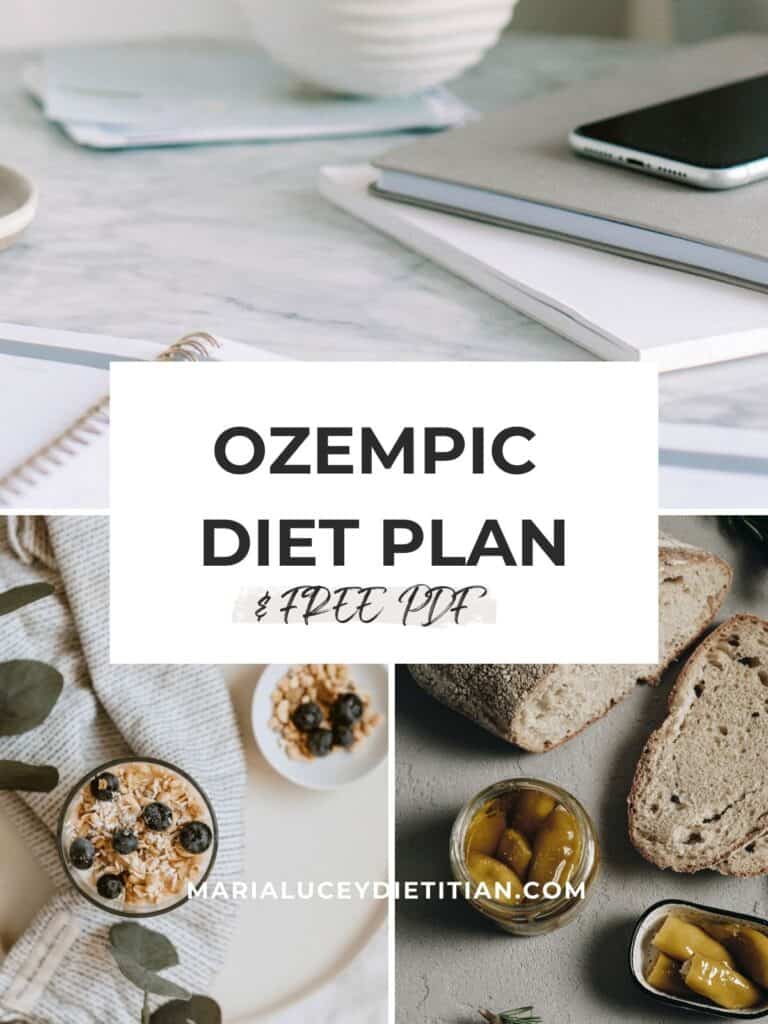 Ozempic Diet Plan PDF & Guide From a Registered Dietitian — Maria Lucey ...