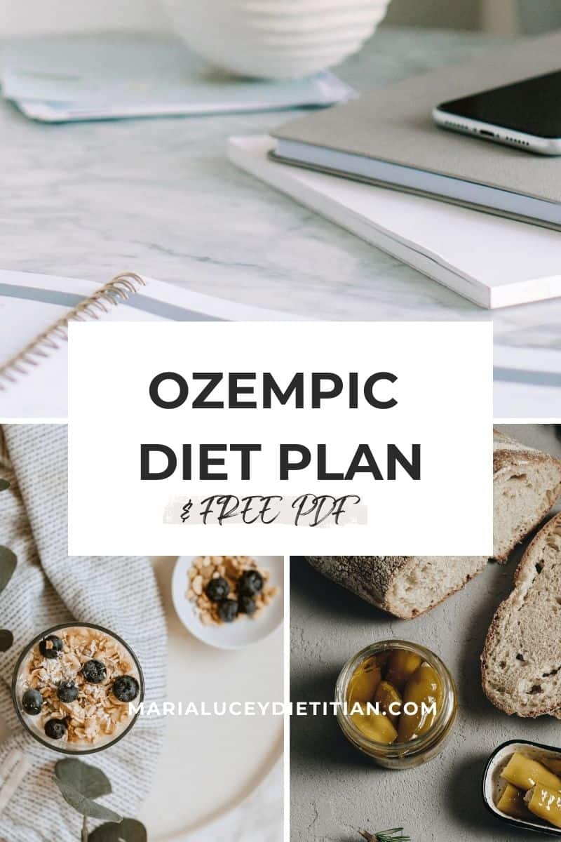 Ozempic Diet Plan PDF & Guide From a Registered Dietitian — Maria Lucey ...