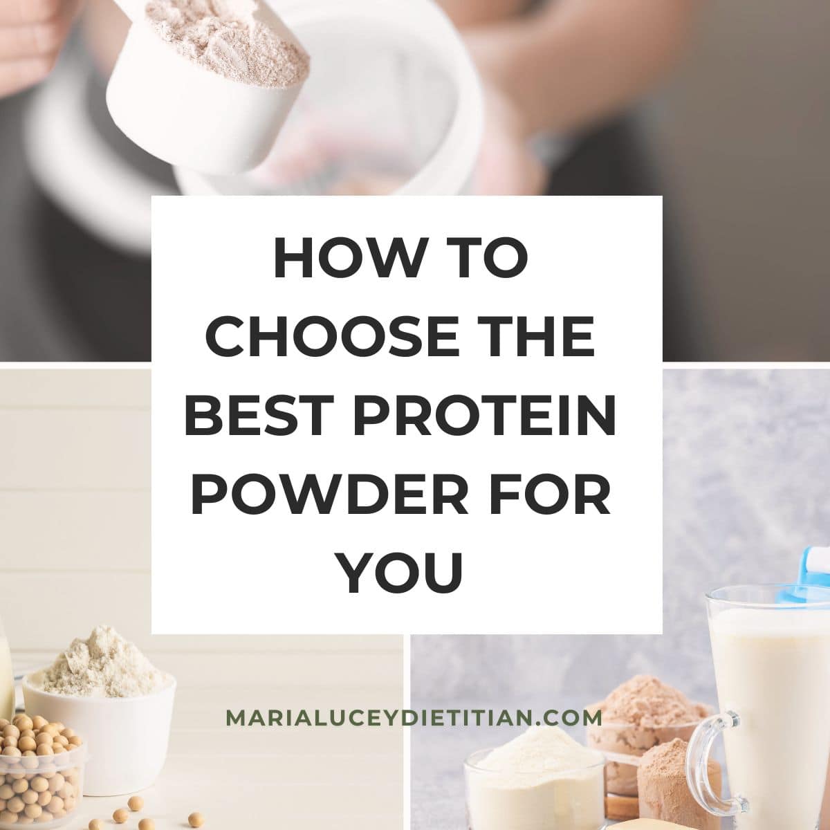 How to Choose Protein Powder - A Dietitians Guide — Maria Lucey Dietitian