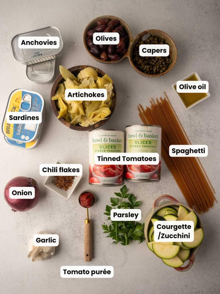 Sardine Puttanesca (Veggie-Packed & Budget-Friendly) — Maria Lucey ...